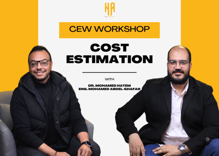 Cost Estimation Workshop – HA Management & Training